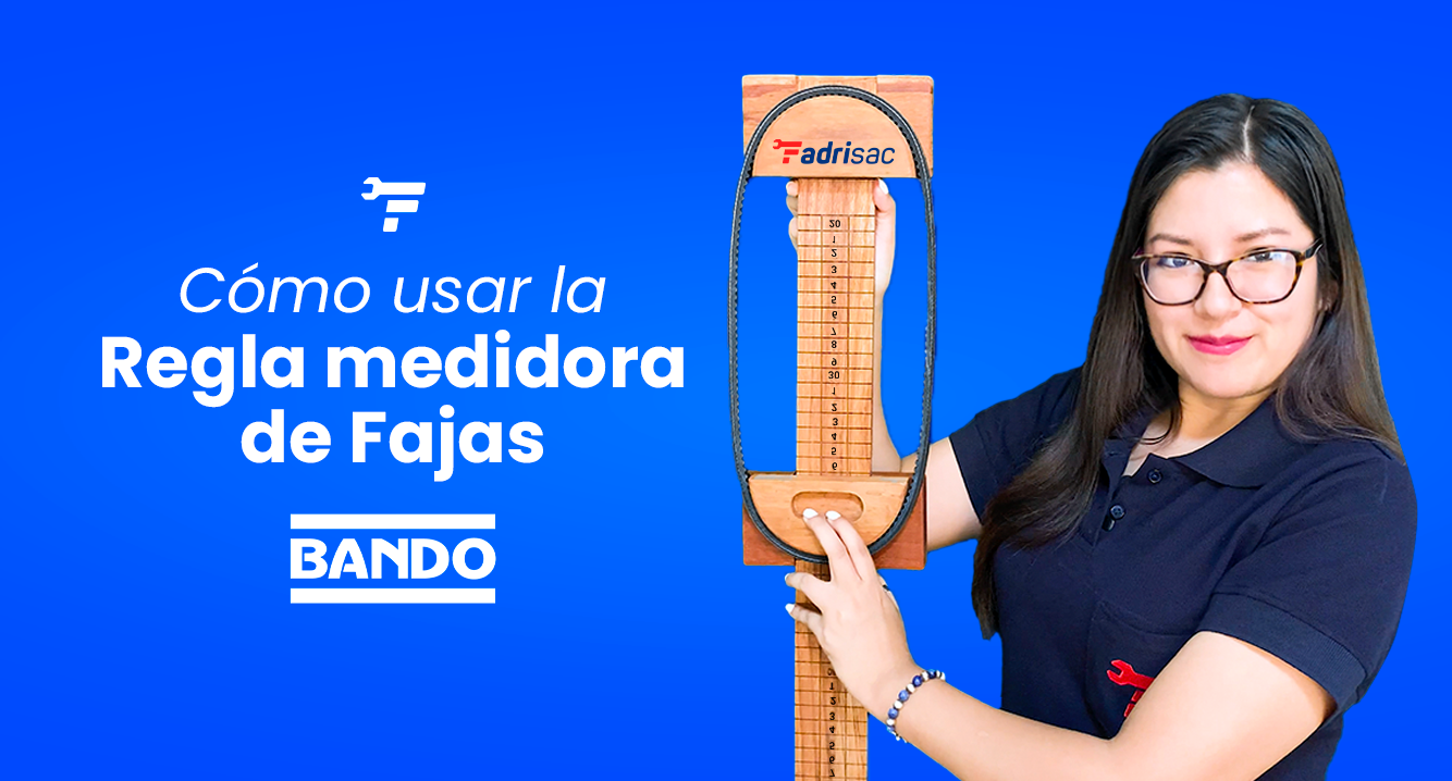 ¿Cómo usar la Regla Medidora de Fajas Bando?